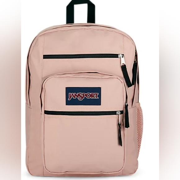 Jansport | Bags | Jansport Misty Rose Pink 6 Pocket Big Student ...